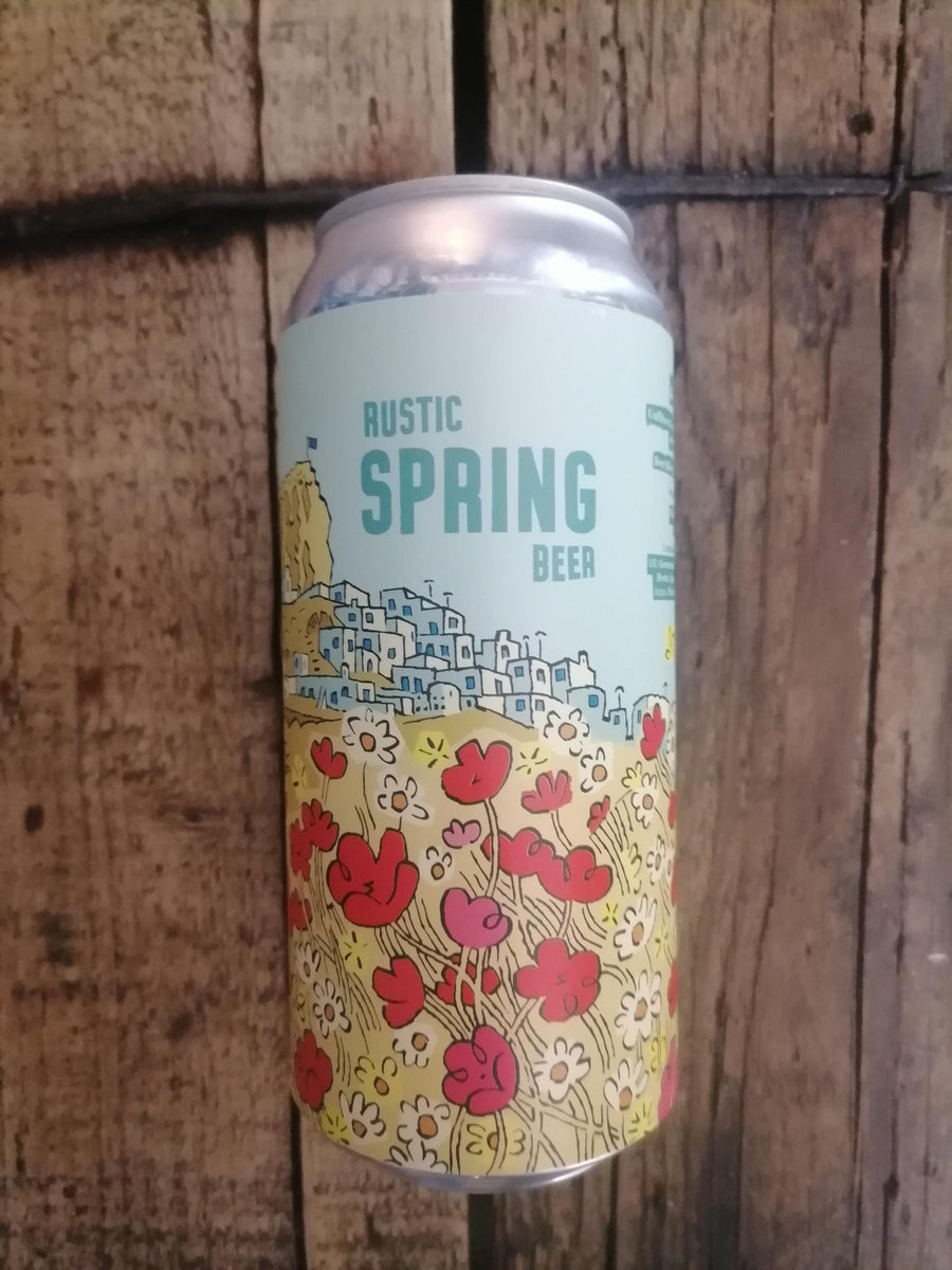 Burning Sky Rustic Spring Beer 4.2% (440ml can) – waterintobeer