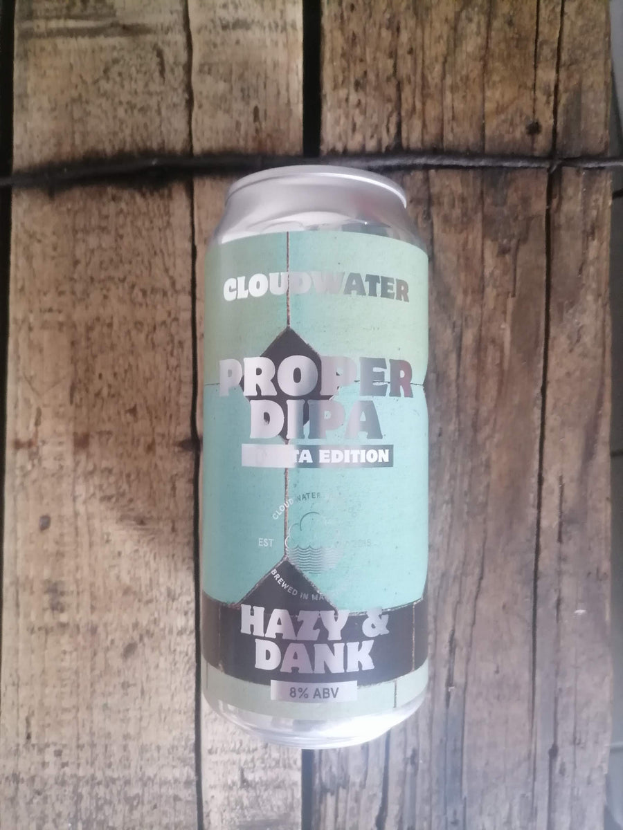 Cloudwater Proper DIPA Strata Edition 8% (440ml can) – waterintobeer